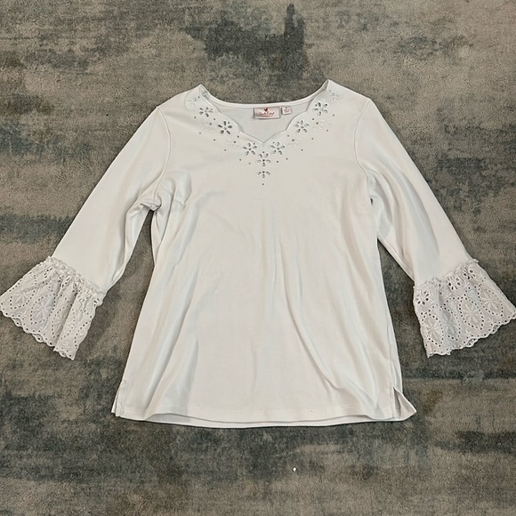 Quacker Factory | Tops | Nwot Quacker Factory Blouse | Poshmark